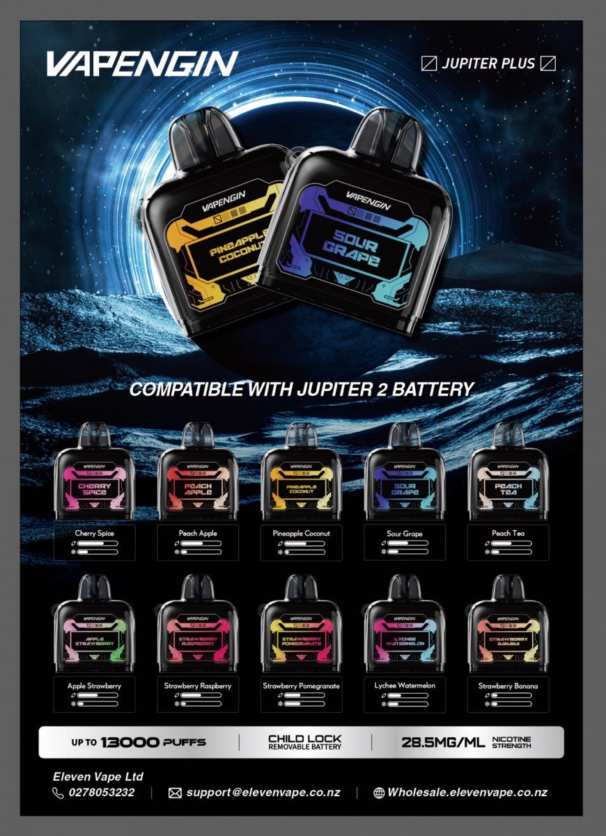 VAPENGIN Jupiter 2 plus 13000 puffs - Pod Cherry Spice — Vape Nation