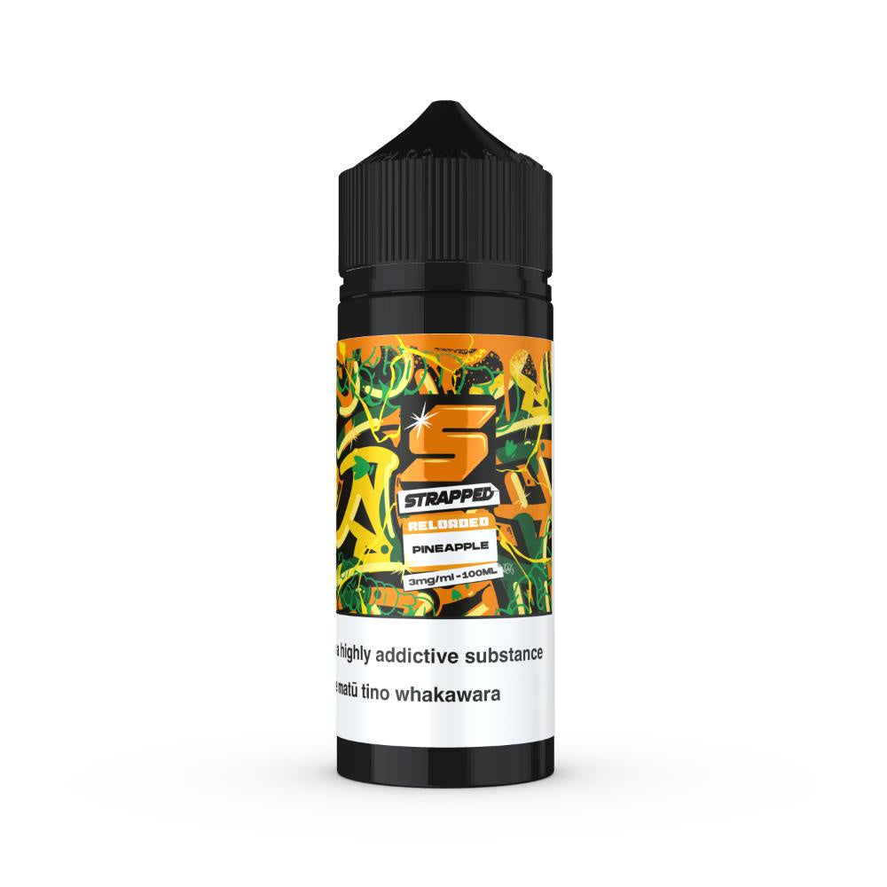 Strapped Reloaded - Pineapple 100ml/3mg — Vape Nation