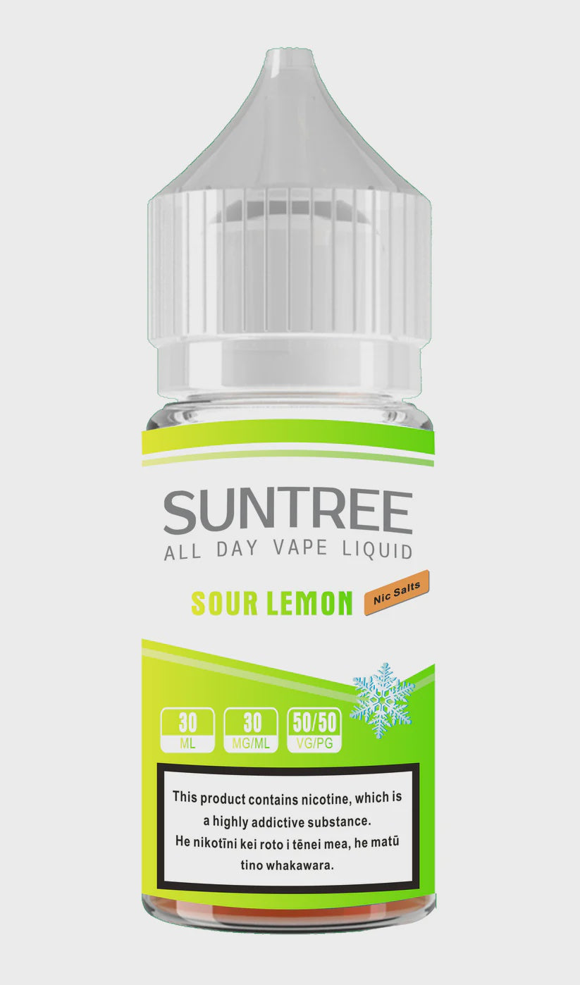 SUNTREE Salts - Sour Lemon 30ml/30mg — Vape Nation