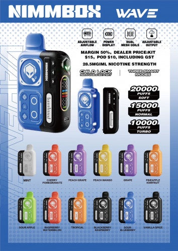 Nimm bbox Wave Pod -20k Puffs Tropical — Vape Nation