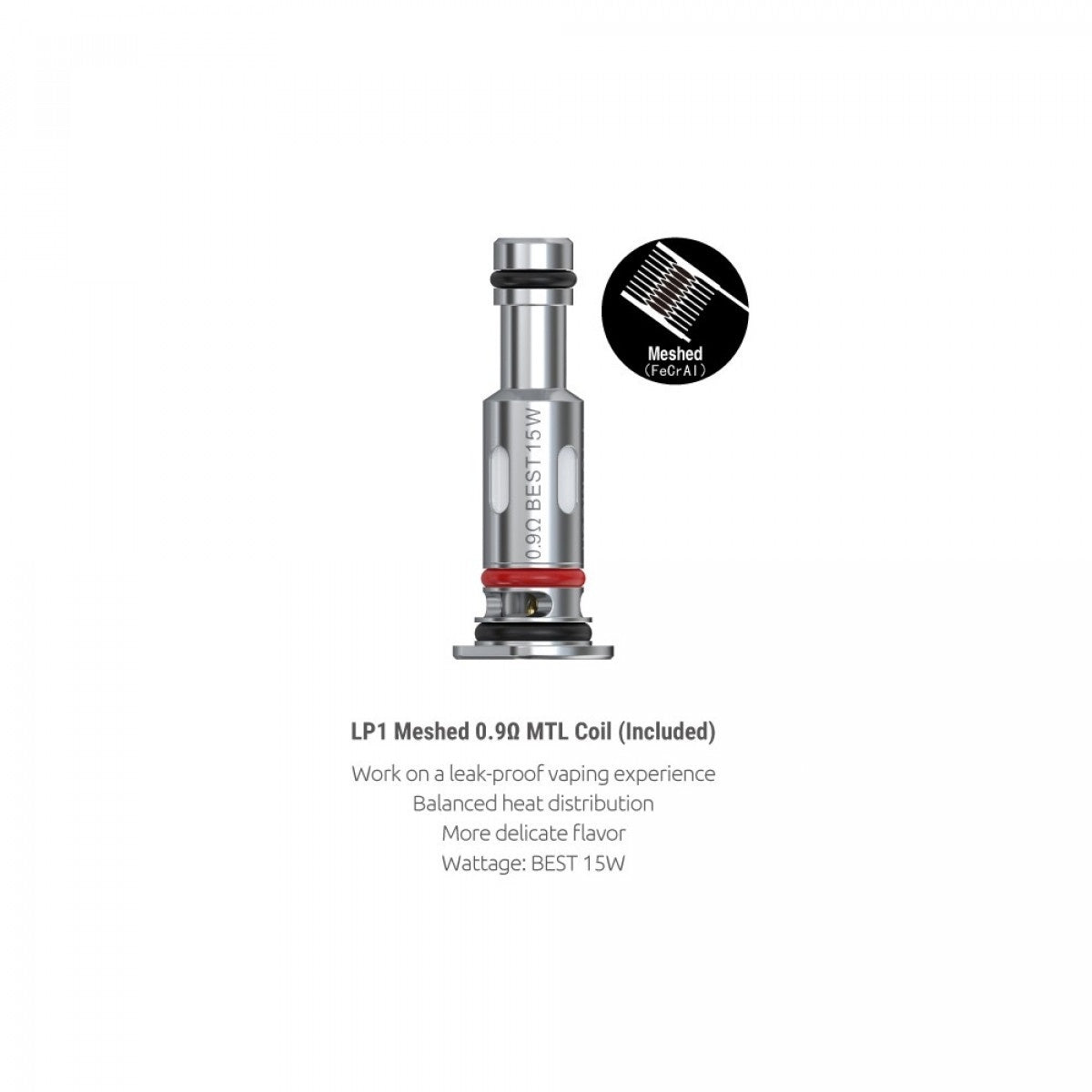 SMOK - LP1 Coil Meshed 0.9 MTL (Pack of 5) — Vape Nation