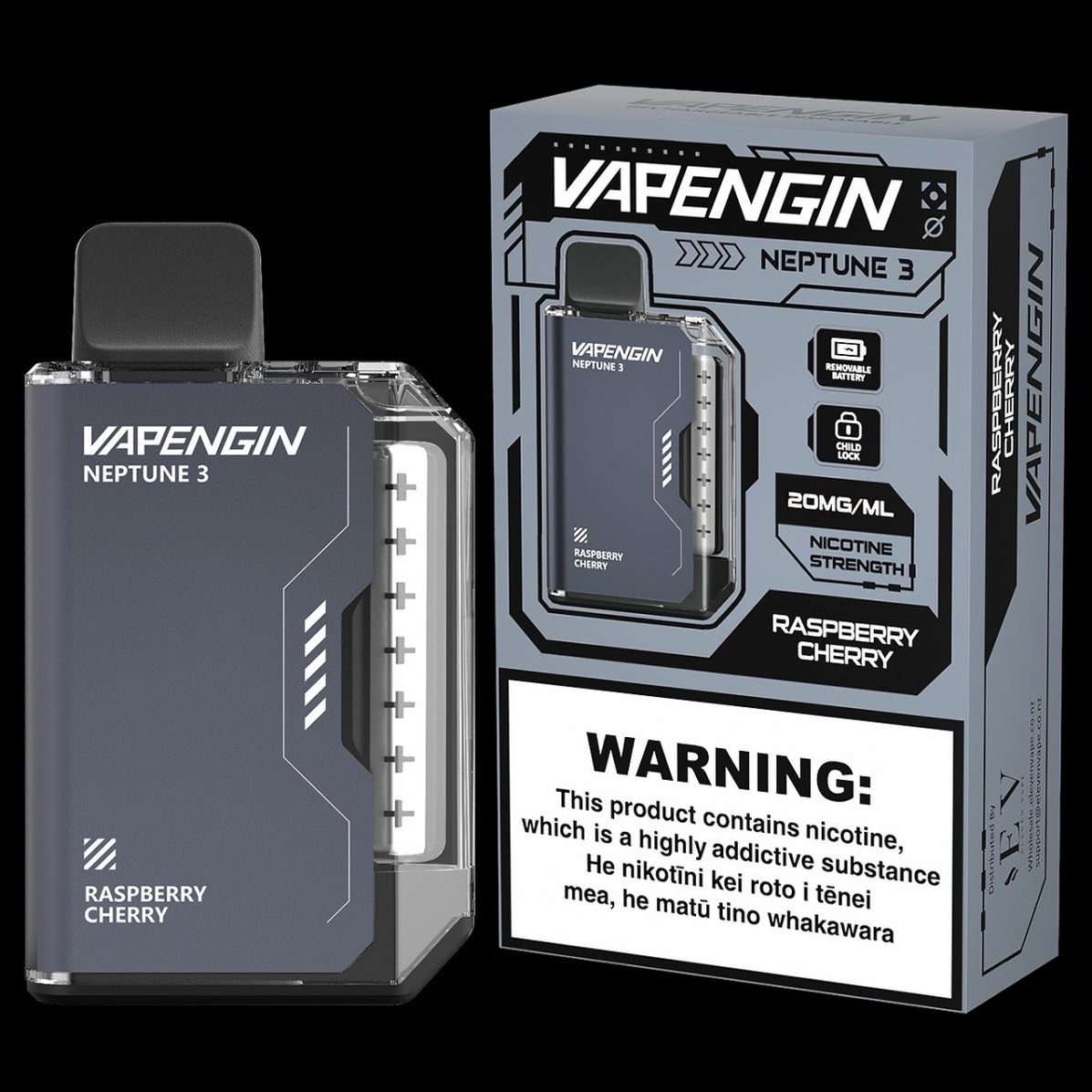 NEPTUNE 3 (Single Use) - 7000 Puffs Raspberry Cherry — Vape Nation