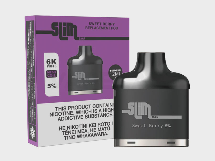 Slim 6000 Pre-filled Replacement Pod-Sweet Berry — Vape Nation